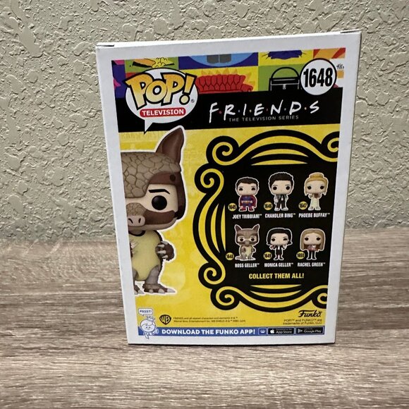 Funko | Toys | Funko Pop Friends Tv Show Ross Geller In Armadillo Costume Figure 648 | Poshmark